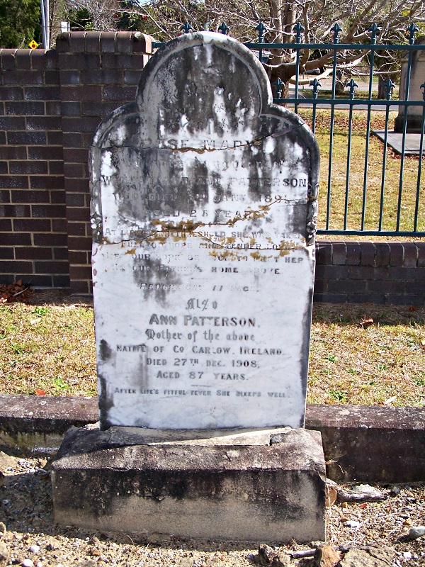 Australian Cemeteries - New South Wales- Nowra Old Catholic Cemetery